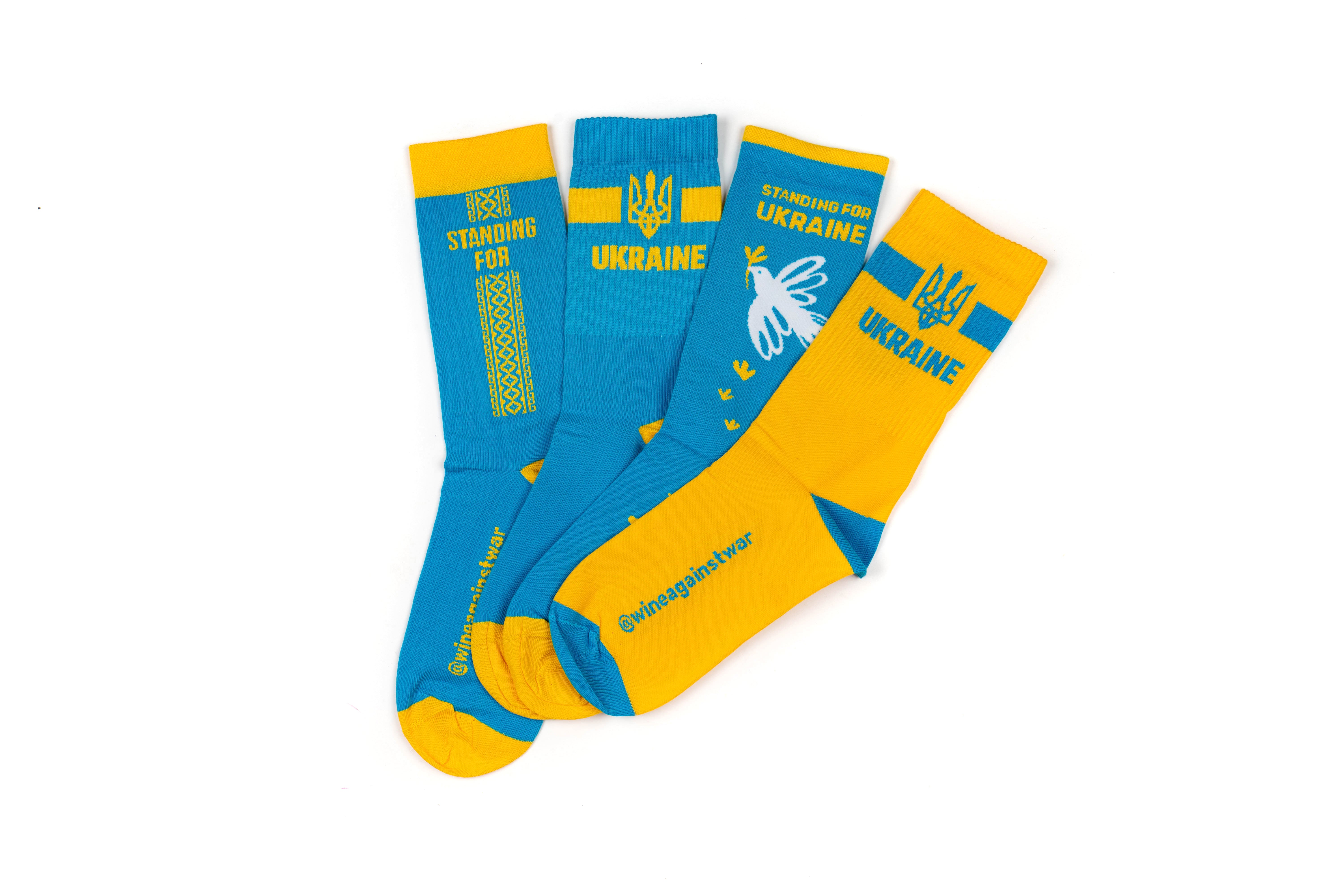 Standing for Ukraine Socks – Braїvery Boutique